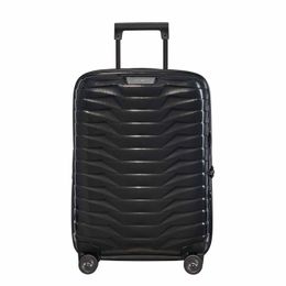 Samsonite Proxis Trolley mit 4 Rollen erweiterbar 55cm (20/23cm) + GRATIS HOTELGUTSCHEIN Schwarz