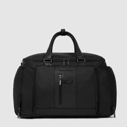 Piquadro Brief Gym/Business Tasche, als Rucksack tragbar Schwarz