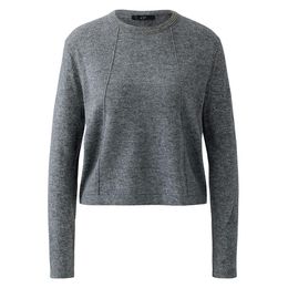 Oui Pullover in Grau - 43% | Gr&ouml;&szlig;e 38 | Damen-pullover-cardigans