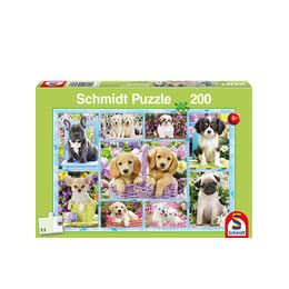 Schmidt Spiele 200tlg. Puzzle "Welpen" - ab 8 Jahren - 33% | Gesellschaftsspiele
