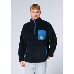 Chiemsee Fleecepullover in Dunkelblau/ Blau - 56% | Gr&ouml;&szlig;e XL | Herren-fleece