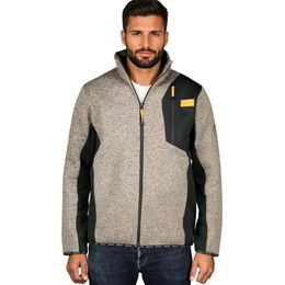 Geographical Norway Fleecejacke "Toche" in Beige - 62% | Gr&ouml;&szlig;e XL | Herren-pullover-sport