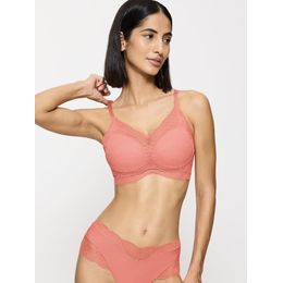 Triumph B&uuml;gelloser BH in Lachs - 50% | Gr&ouml;&szlig;e M | Damen-bhs