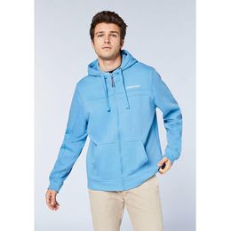 Chiemsee Sweatjacke in Blau - 55% | Gr&ouml;&szlig;e S | Herren-sweatshirts-jacken