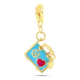 CHARM'S Vergold. Anh&auml;nger mit Edelsteinen - 74% | Schmuck