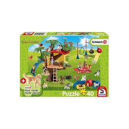 Schmidt Spiele 40tlg. Puzzle "Farm World - Fröhliche Hunde" - ab 4 Jahren - 12% | Gesellschaftsspiele