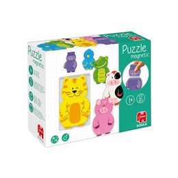 Jumbo Magnetisches Holzpuzzle "Tiere" in Bunt - ab 12 Monaten - 10% | Gesellschaftsspiele