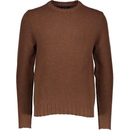 Maerz Muenchen Wollpullover in Dunkelbraun - 61% | Gr&ouml;&szlig;e 48 | Herren-plussize