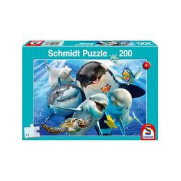 Schmidt Spiele 200tlg. Puzzle "Unterwasser-Freunde" - ab 8 Jahren - 28% | Gesellschaftsspiele