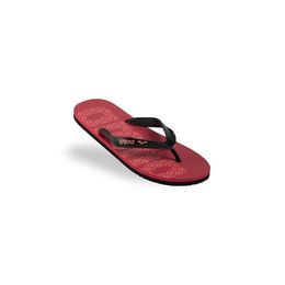 arena Zehentrenner in Schwarz/ Rot - 47% | Größe 44 | Damen-sandalen