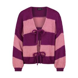 Sublevel Cardigan in Lila/ Pink - 55% | Gr&ouml;&szlig;e M/L | Damen-pullover-cardigans