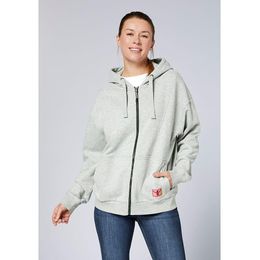 Chiemsee Sweatjacke in Grau - 58% | Gr&ouml;&szlig;e S | Damen-sweatshirts-jacken