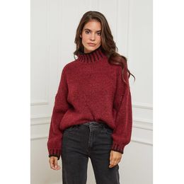 L'armoire de Suzette Rollkragenpullover in Bordeaux - 73% | Gr&ouml;&szlig;e 34/36 | Damen-pullover-cardigans