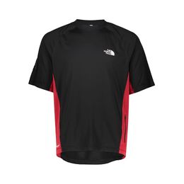 The North Face Trainingsshirt "Soukuu" in Schwarz/ Rot - 56% | Gr&ouml;&szlig;e L | Herren-sportshirts