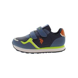 U.S. Polo Assn. Sneakers in Dunkelblau/ Blau/ Grün - 46% | Größe 34 | Kindersneakers