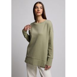 ELBSAND Sweatshirt "Josune" in Taupe - 42% | Gr&ouml;&szlig;e M | Damen-sweatshirts-jacken