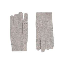 Perfect Cashmere Kaschmir-Fingerhandschuhe "Hailey" in Grau - 36% | Damenhandschuhe
