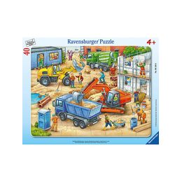 Ravensburger 40tlg. Puzzle "Große Baustellenfahrzeuge" - ab 4 Jahren - 10% | Gesellschaftsspiele