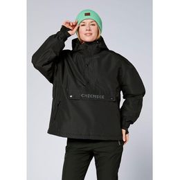 Chiemsee Ski-/ Snowboardjacke in Schwarz/ Gr&uuml;n - 53% | Gr&ouml;&szlig;e XL | Damen-outdoorjacken