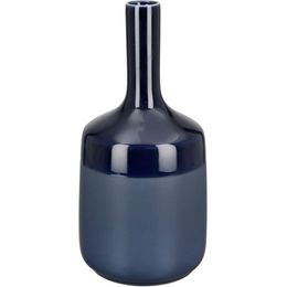 Gilde Vase "Sky" in Dunkelblau - (H)20 cm - 11% | Kerzen-vasen