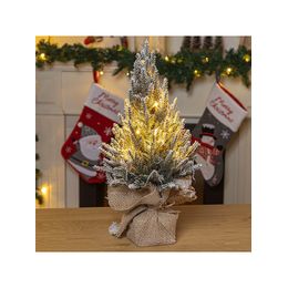 Hollybell LED-Dekoleuchte ''Christmas Tree'' in Grün/ Weiß - (L)45 cm - 57% | Lichterketten-dekobeleuchtung