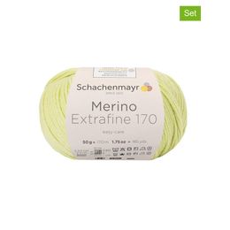 Schachenmayr since 1822 10er-Set: Wollgarne ''Merino Extrafine 170'' in Gelb - 10x 50 g - 18% | Kreativbedarf-diy