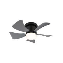 Globo lighting LED-Deckenventilator "Hinea" in Schwarz - (H)13 x Ø 40,6 cm - 34% | Klima-haushalt