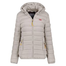 Geographical Norway Steppjacke "Atikolor" in Hellgrau - 55% | Gr&ouml;&szlig;e L | Damenjacken