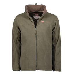 Geographical Norway Fleecejacke "Tamazonie" in Khaki - 71% | Gr&ouml;&szlig;e S | Herren-pullover-sport