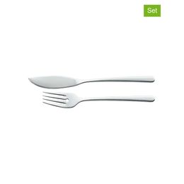 Zwilling 2tlg. Fischbesteckset "Nova" in Silber - 53% | Gedeckter-tisch