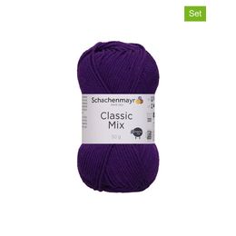Schachenmayr since 1822 10er-Set: Woll-Mixgarne ''Classic Mix'' in Violett - 10x 50 g - 10% | Kreativbedarf-diy