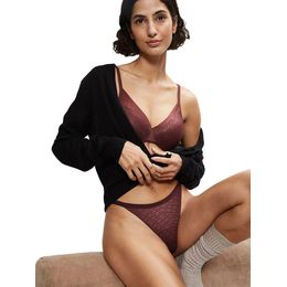 Triumph String "Signature Sheer" in Dunkelbraun - 62% | Gr&ouml;&szlig;e 38 | Damen-unterteile