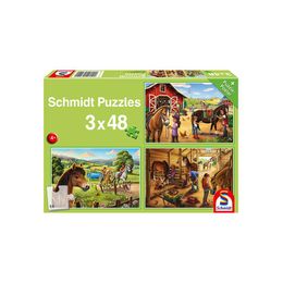 Schmidt Spiele 3x 48tlg. Puzzle "Meine Lieblingspferde" - ab 4 Jahren - 13% | Gesellschaftsspiele
