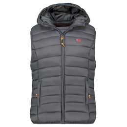 Geographical Norway Steppweste "Vatikolor" in Anthrazit - 53% | Gr&ouml;&szlig;e L | Damenjacken