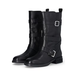Liu Jo Leder-Boots in Schwarz - 77% | Gr&ouml;&szlig;e 37 | Damen-stiefel