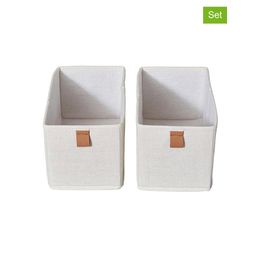 STORE IT! STORE IT 2er-Set: Organizer in Creme - (B)15 x (H)15 x (T)30 cm - 11% | Kisten-koerbe