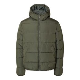 Selected Homme Steppjacke in Khaki - 80% | Gr&ouml;&szlig;e M | Herrenjacken