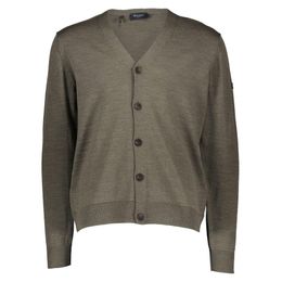Maerz Muenchen Wollcardigan in Khaki - 62% | Größe 54 | Herren-pullover-cardigans