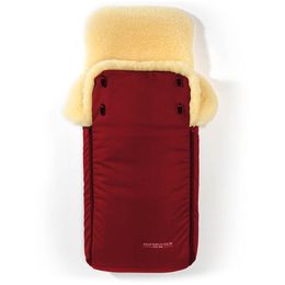 Hofbrucker Lammfell-Fußsack "Luxus" in Rot - (B)95 x (H)34 cm - 27% | Baby-fusssaecke