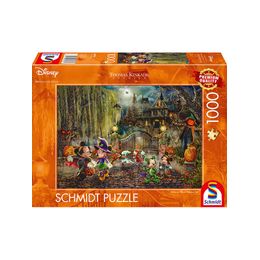 Schmidt Spiele 1000tlg. Puzzle "Mickey & Minnie Halloween Fun" - ab 12 Jahren - 37% | Gesellschaftsspiele