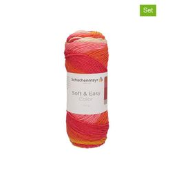 Schachenmayr since 1822 10er-Set: Kunstfasergarne ''Soft & Easy Color'' in Rot/ Rosa/ Orange - 10x 100 g - 27% | Kreativbedarf-diy