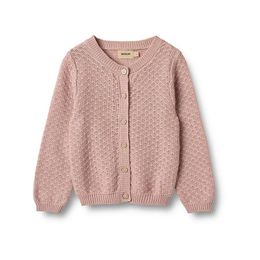 Wheat Cardigan "Magnella" in Rosa - 51% | Gr&ouml;&szlig;e 110 | Kinder-pullover