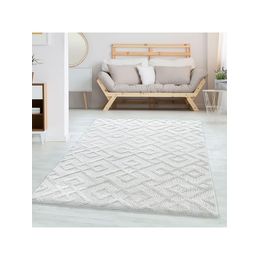 Mioli Hochflor-Teppich "Pisa" in Creme - 75% | Größe 200x290 cm |