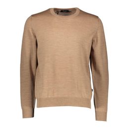 Maerz Muenchen Wollpullover in Hellbraun - 53% | Größe 48 | Herren-plussize