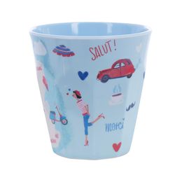 Overbeck and Friends Becher "Bonjour" in Hellblau - 250 ml - 37% | Gedeckter-tisch