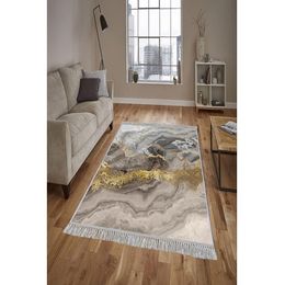 Mioli Kurzflor-Teppich in Beige - 76% | Größe 180x280 cm |