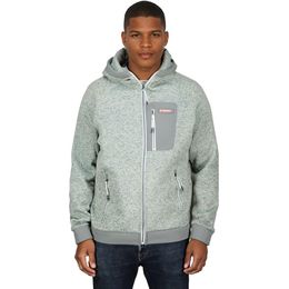 Geographical Norway Fleecejacke "Tocket" in Grau - 72% | Gr&ouml;&szlig;e XXL | Herren-pullover-sport