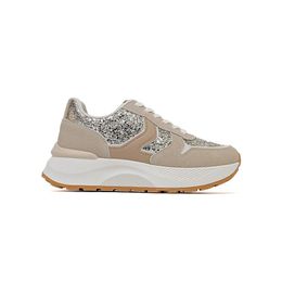 Sixth Sens Sneakers in Beige/ Weiß/ Gold - 64% | Größe 40 | Damen-sneakers
