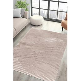 Mioli Kurzflor-Teppich "Elmina" in Beige - 77% | Größe 80x150 cm |