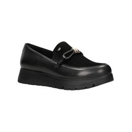 Wojas Leder-Slipper in Schwarz - 58% | Größe 38 | Damen-schuhe-halbschuhe